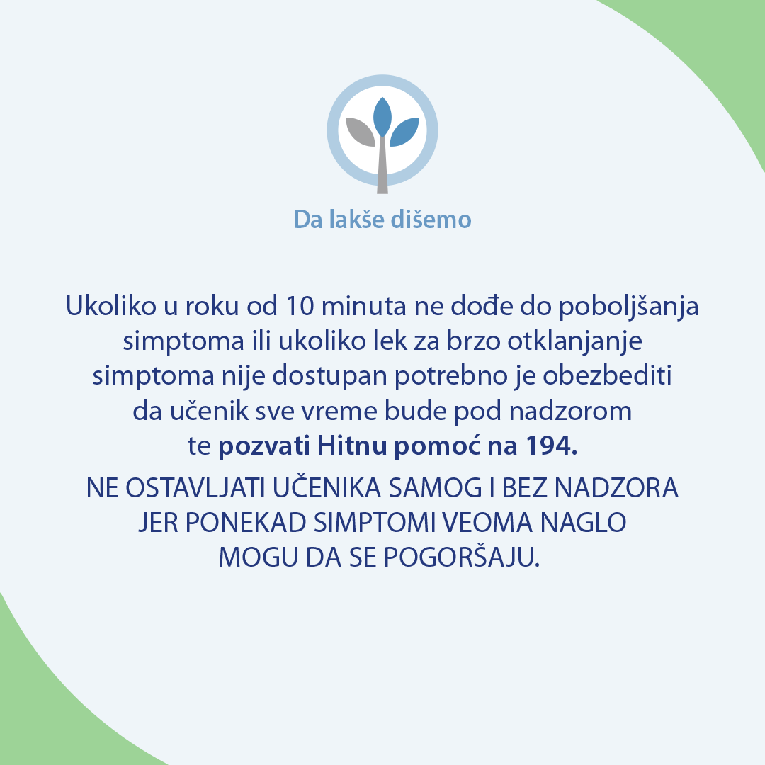 Vodič za astmu u školi za školsko osoblje - Alergija i ja